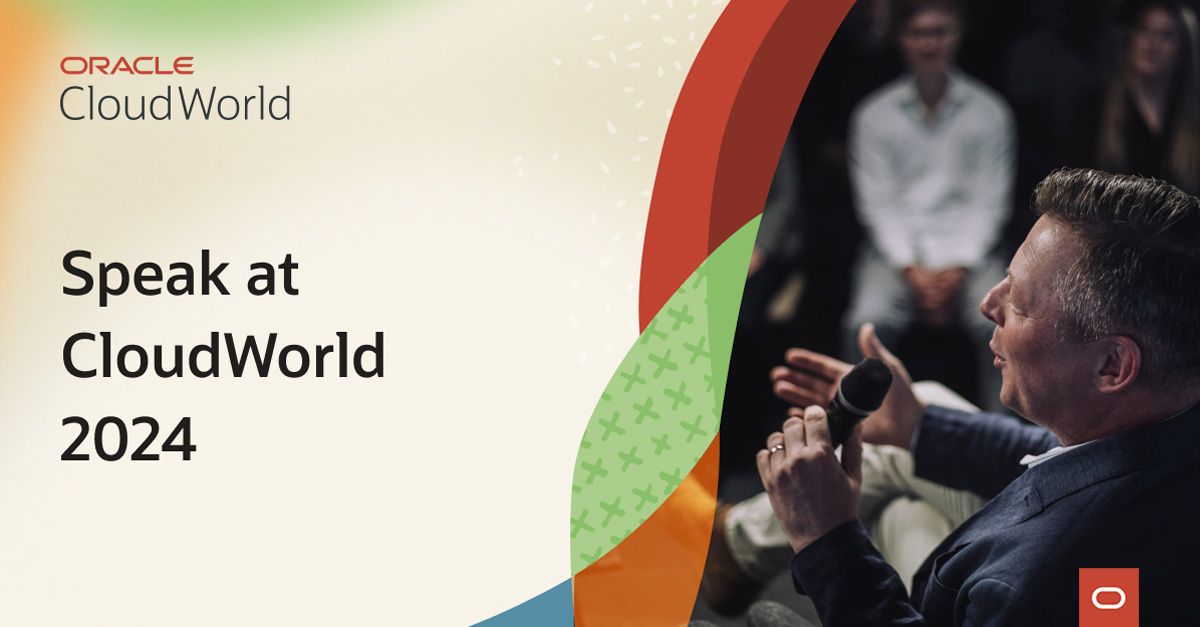 Hari Palle on LinkedIn: Oracle CloudWorld 2024 Hari Palle on LinkedIn: Oracle CloudWorld 2024