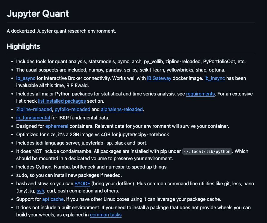Quant Science on LinkedIn: Jupyter Quant: A dockerized Jupyter Quant ... Quant Science on LinkedIn: Jupyter Quant: A dockerized Jupyter Quant ...