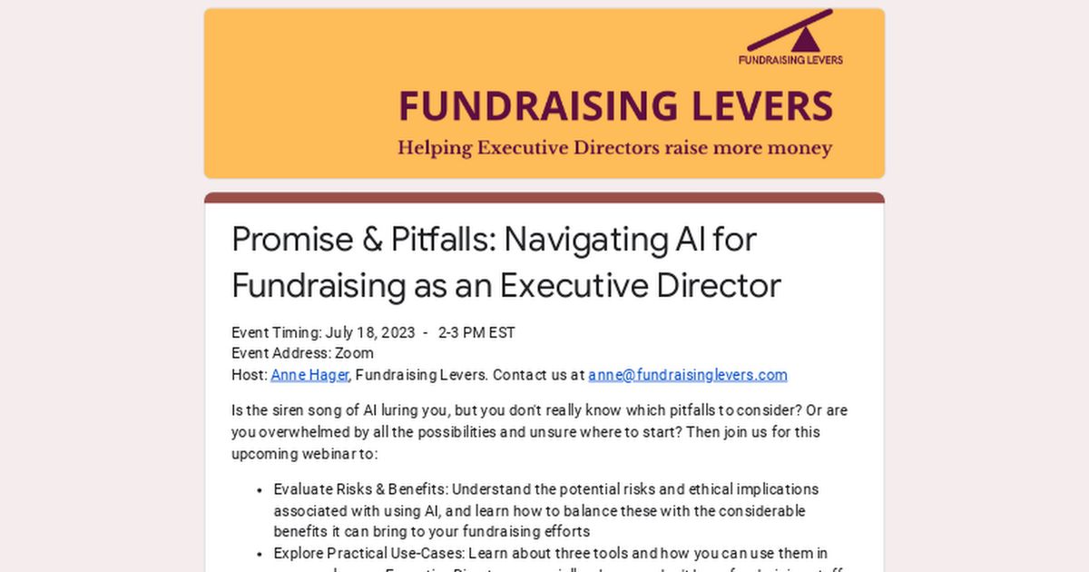 The ALKU Foundation on LinkedIn: Promise & Pitfalls: Navigating AI for ... The ALKU Foundation on LinkedIn: Promise & Pitfalls: Navigating AI for ...