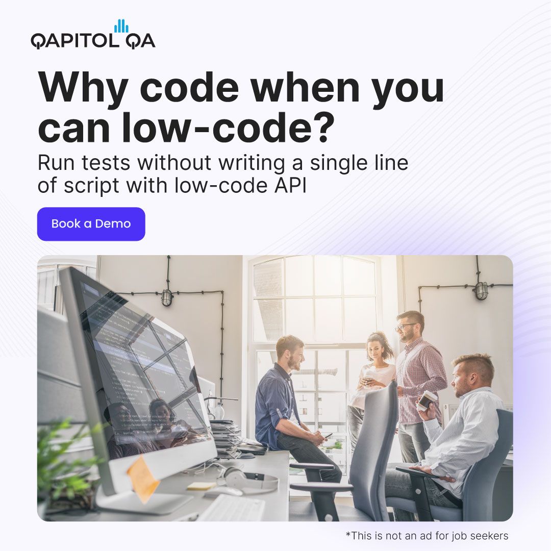 Qapitol QA on LinkedIn: Software testing company | Quality engineering ... Qapitol QA on LinkedIn: Software testing company | Quality engineering ...