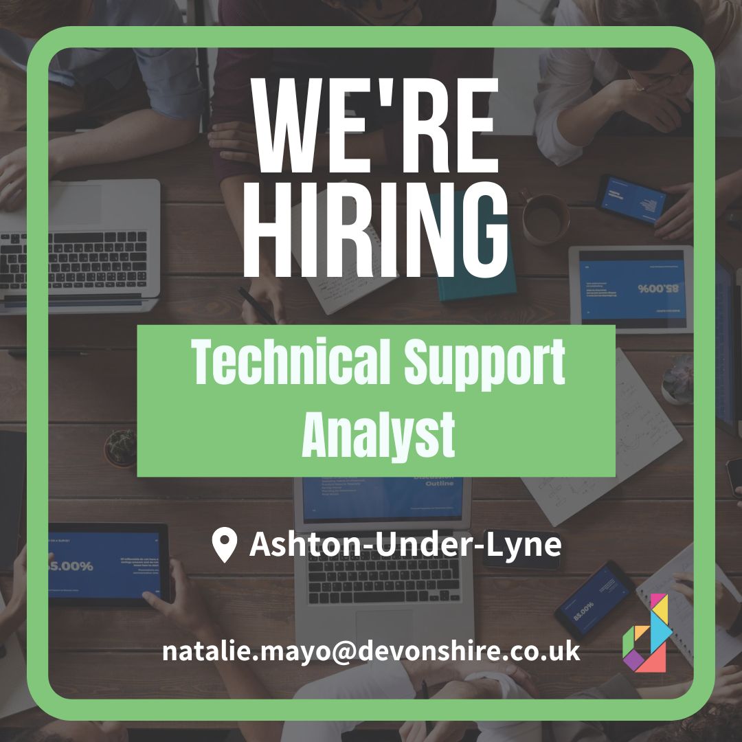 Devonshire on LinkedIn: Technical Support Analyst | Devonshire Devonshire on LinkedIn: Technical Support Analyst | Devonshire