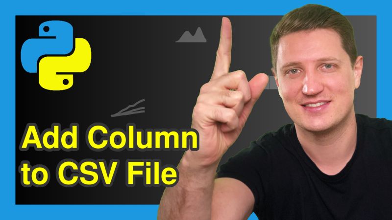 Joachim Schork on LinkedIn: Add Column to Existing CSV File in Python ... Joachim Schork on LinkedIn: Add Column to Existing CSV File in Python ...