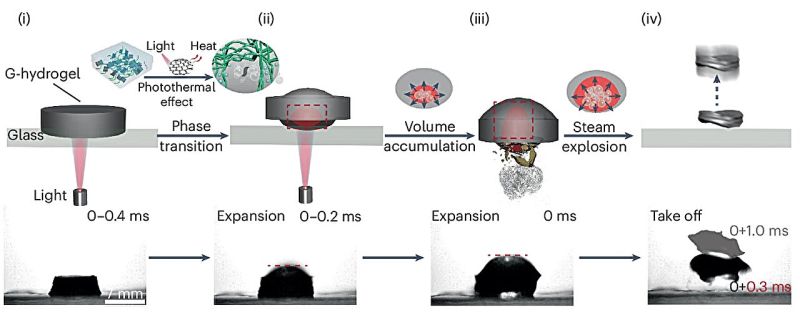 Tech Xplore on LinkedIn: A light-powered hydrogel launcher Tech Xplore on LinkedIn: A light-powered hydrogel launcher