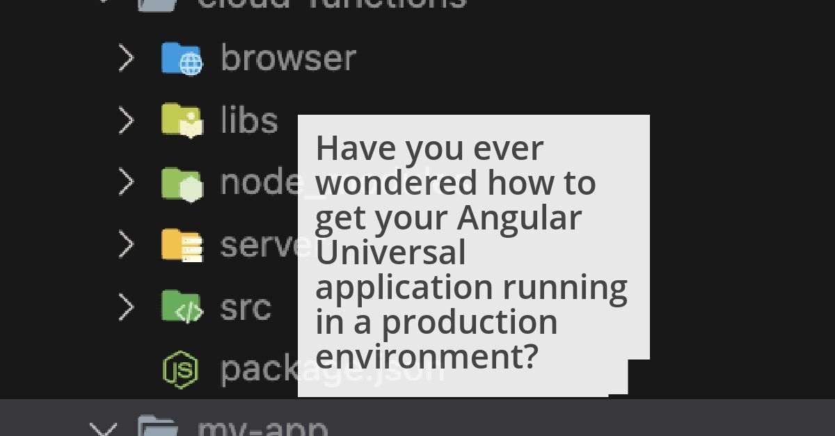 Angular Jobs on LinkedIn: Deploy Angular Universal To Firebase Cloud ... Angular Jobs on LinkedIn: Deploy Angular Universal To Firebase Cloud ...