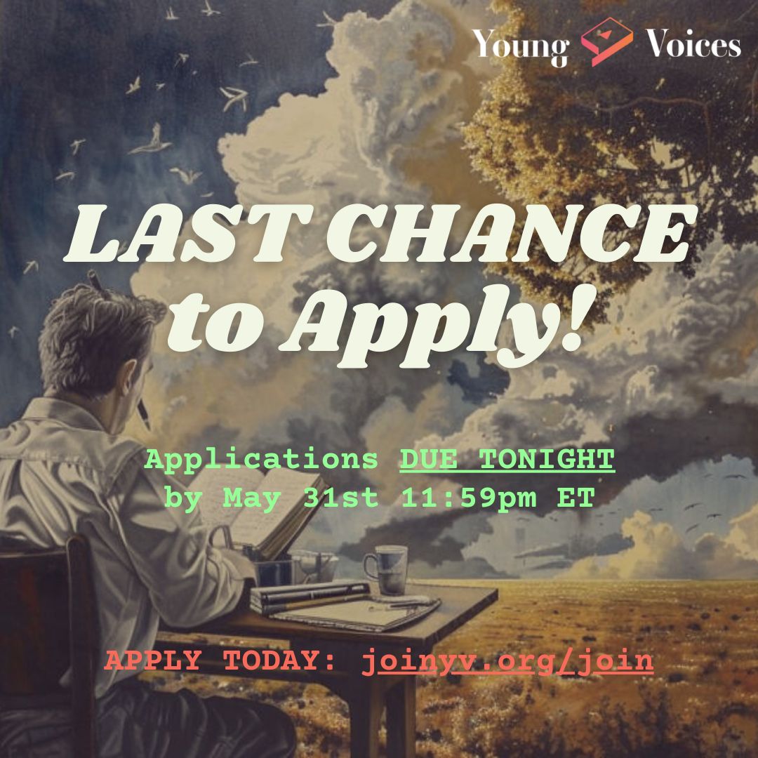 Young Voices on LinkedIn: Today is the LAST DAY to apply for the ... Young Voices on LinkedIn: Today is the LAST DAY to apply for the ...