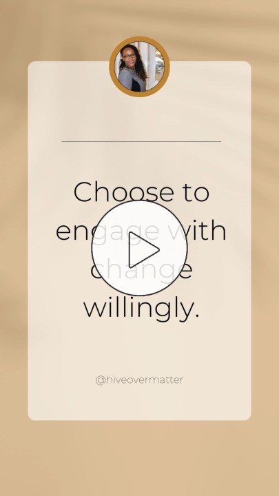 Jomil Bell on LinkedIn: Make the conscious choice to engage with change ... Jomil Bell on LinkedIn: Make the conscious choice to engage with change ...