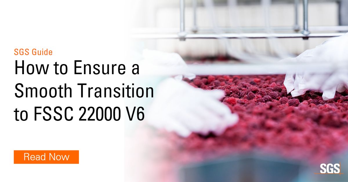 SGS Agriculture & Food on LinkedIn: The SGS Guide to FSSC 22000 V6: How ... SGS Agriculture & Food on LinkedIn: The SGS Guide to FSSC 22000 V6: How ...