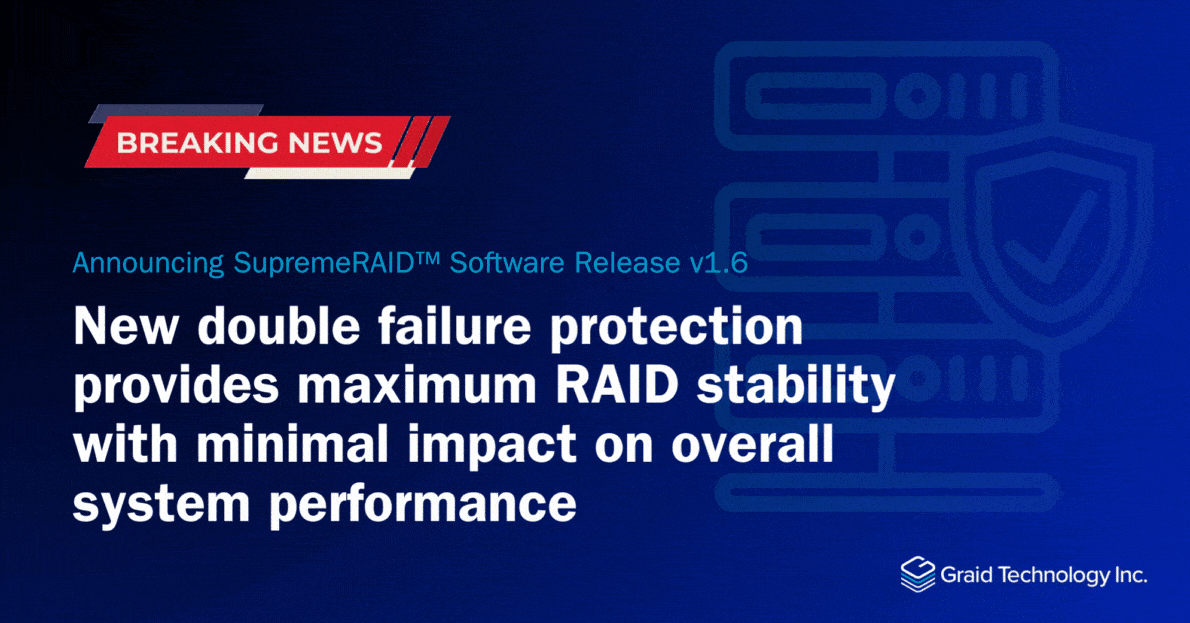 Graid Technology Inc. on LinkedIn: Graid Technology Announces Software ... Graid Technology Inc. on LinkedIn: Graid Technology Announces Software ...