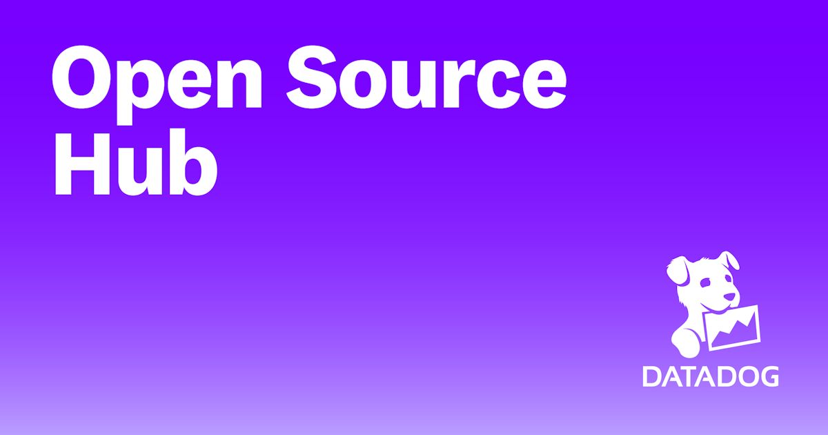 Datadog on LinkedIn: Open Source Hub | Datadog Open Source Hub Datadog on LinkedIn: Open Source Hub | Datadog Open Source Hub