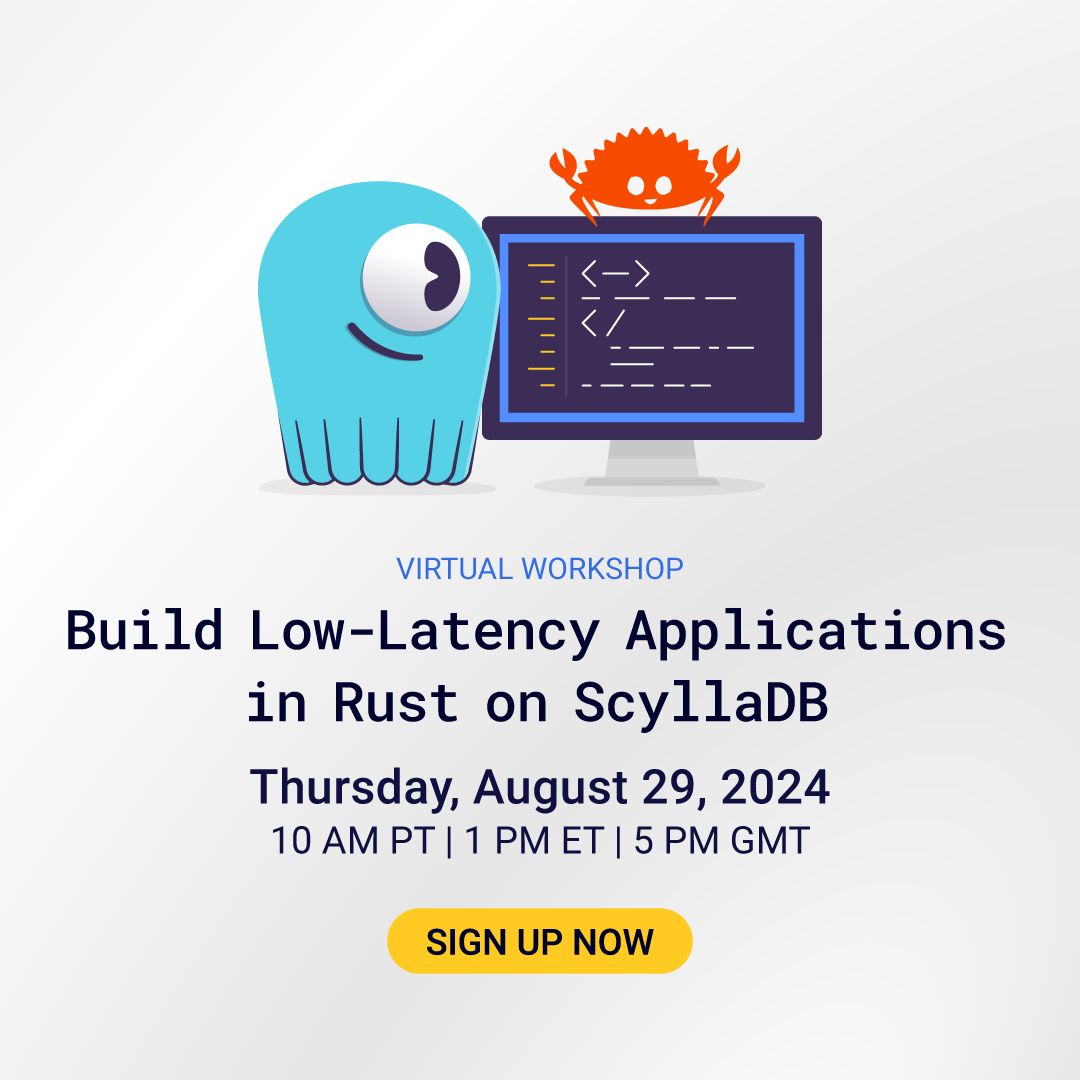 ScyllaDB on LinkedIn: Build Low-Latency Rust Applications on ScyllaDB ScyllaDB on LinkedIn: Build Low-Latency Rust Applications on ScyllaDB