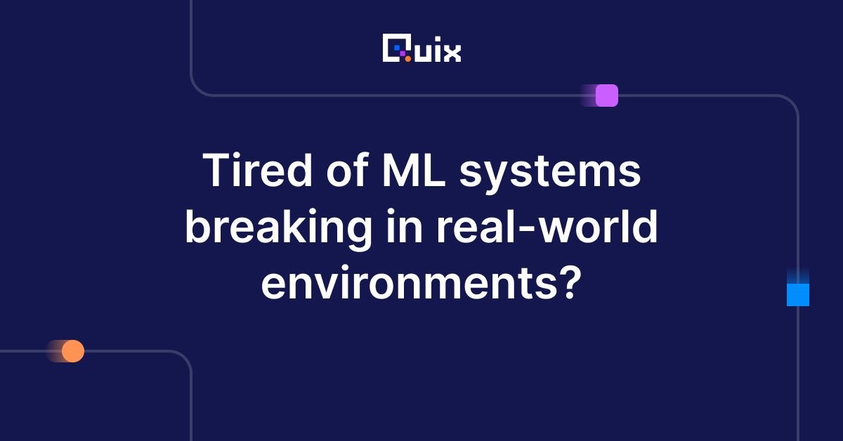 Quix on LinkedIn: Python stream processing made simple | Quix Quix on LinkedIn: Python stream processing made simple | Quix