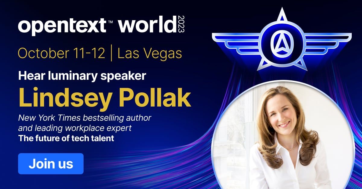 OpenText on LinkedIn: Personal Information - OpenText World 2023 OpenText on LinkedIn: Personal Information - OpenText World 2023