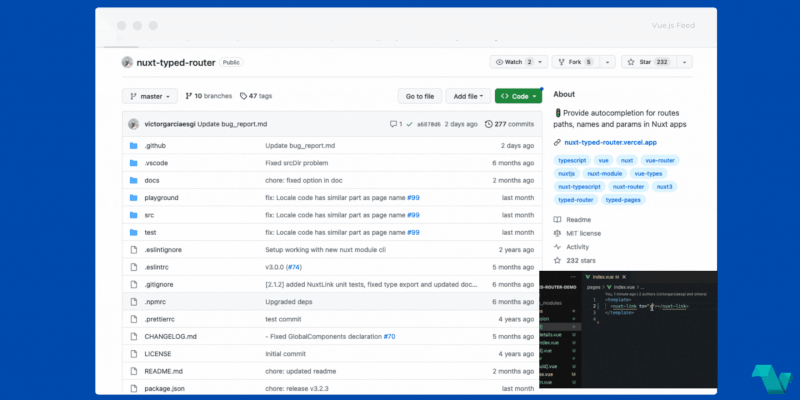 Vue.js Developers on LinkedIn: Nuxt-Typed-Router Vue.js Developers on LinkedIn: Nuxt-Typed-Router