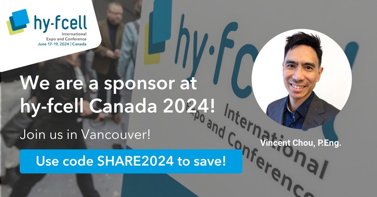 Vincent Chou, P.Eng. on LinkedIn: hy-fcell Canada Vincent Chou, P.Eng. on LinkedIn: hy-fcell Canada