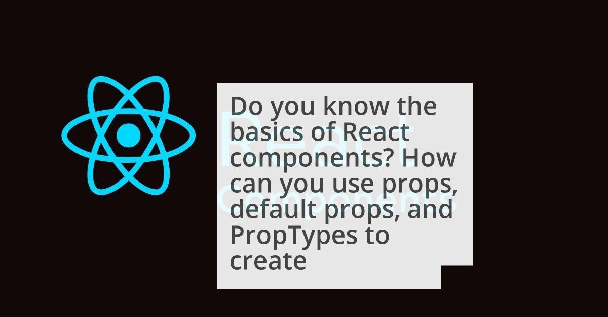 React Jobs on LinkedIn: How to Use React Components – Props, Default ... React Jobs on LinkedIn: How to Use React Components – Props, Default ...