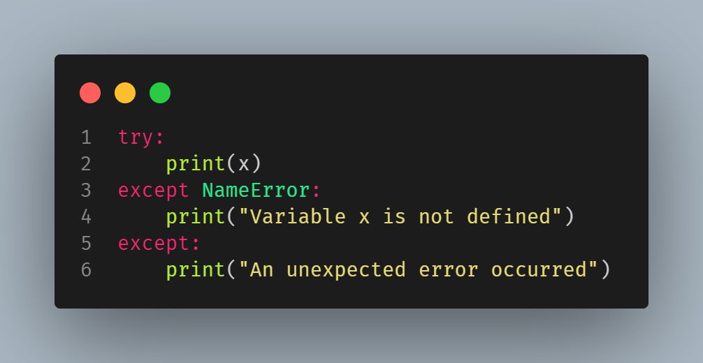 Lewis Swales on LinkedIn: #pythonprogramming #errorhandling Lewis Swales on LinkedIn: #pythonprogramming #errorhandling
