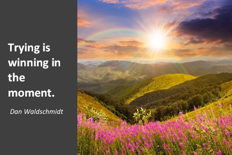 Bill Brownson on LinkedIn: Trying is winning in the moment. ~ Dan ... Bill Brownson on LinkedIn: Trying is winning in the moment. ~ Dan ...