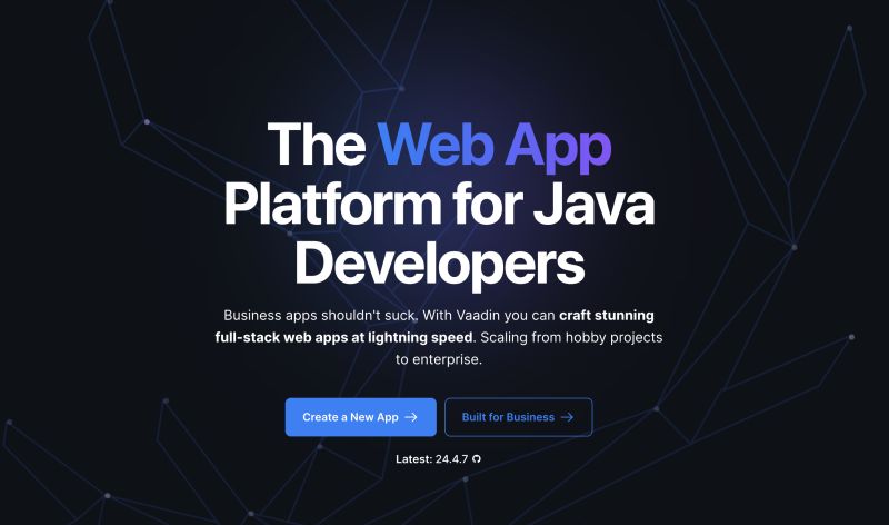 Vaadin on LinkedIn: #vaadin #productivity #fullstack #java #webdev #dx Vaadin on LinkedIn: #vaadin #productivity #fullstack #java #webdev #dx