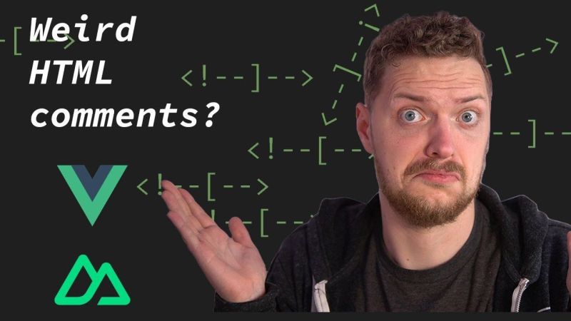 Michael Hoffmann on LinkedIn: Weird HTML comments when using Vue or Nuxt? Michael Hoffmann on LinkedIn: Weird HTML comments when using Vue or Nuxt?
