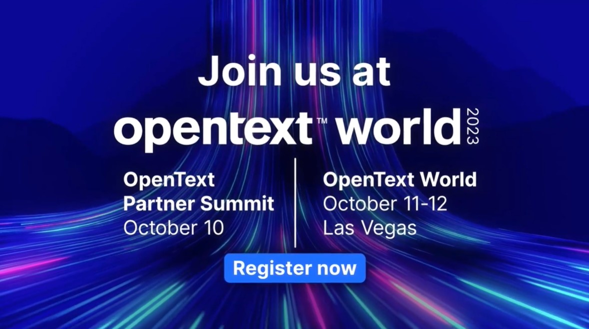 OpenText on LinkedIn: OpenText World 2023 OpenText on LinkedIn: OpenText World 2023
