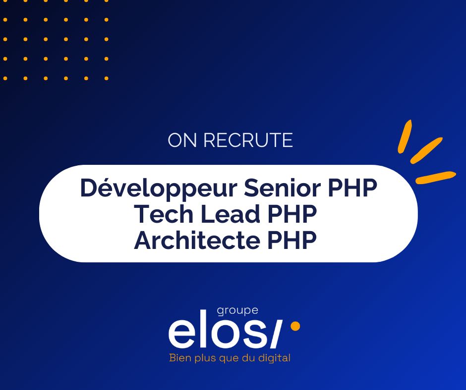 Elosi sur LinkedIn : #onrecrute #php #techlead Elosi sur LinkedIn : #onrecrute #php #techlead
