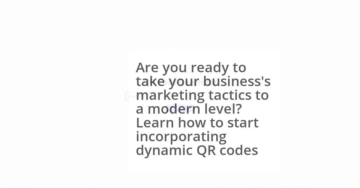 React Jobs on LinkedIn: Creating Dynamic QR Codes Using React.js: A ... React Jobs on LinkedIn: Creating Dynamic QR Codes Using React.js: A ...