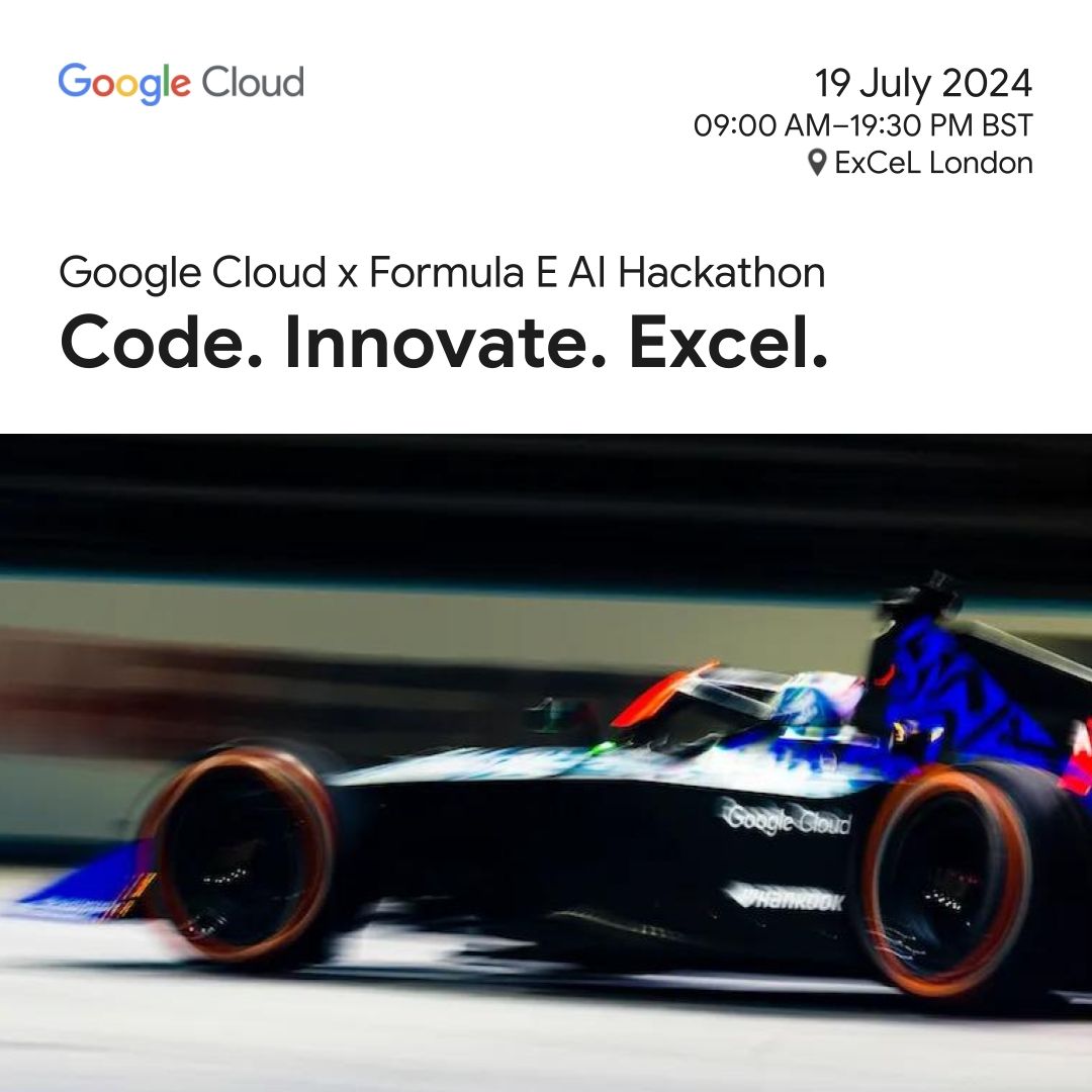 Barnaby Voss on LinkedIn: Google Cloud x Formula E AI Hackathon Barnaby Voss on LinkedIn: Google Cloud x Formula E AI Hackathon