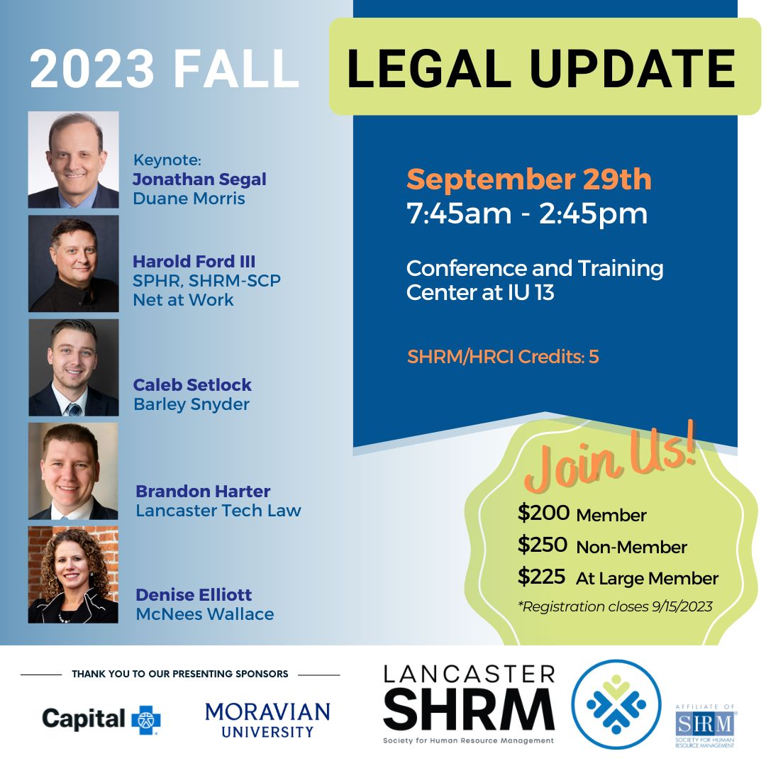 Jonathan Segal on LinkedIn: Fall Conference at IU-13 - Lancaster SHRM Jonathan Segal on LinkedIn: Fall Conference at IU-13 - Lancaster SHRM