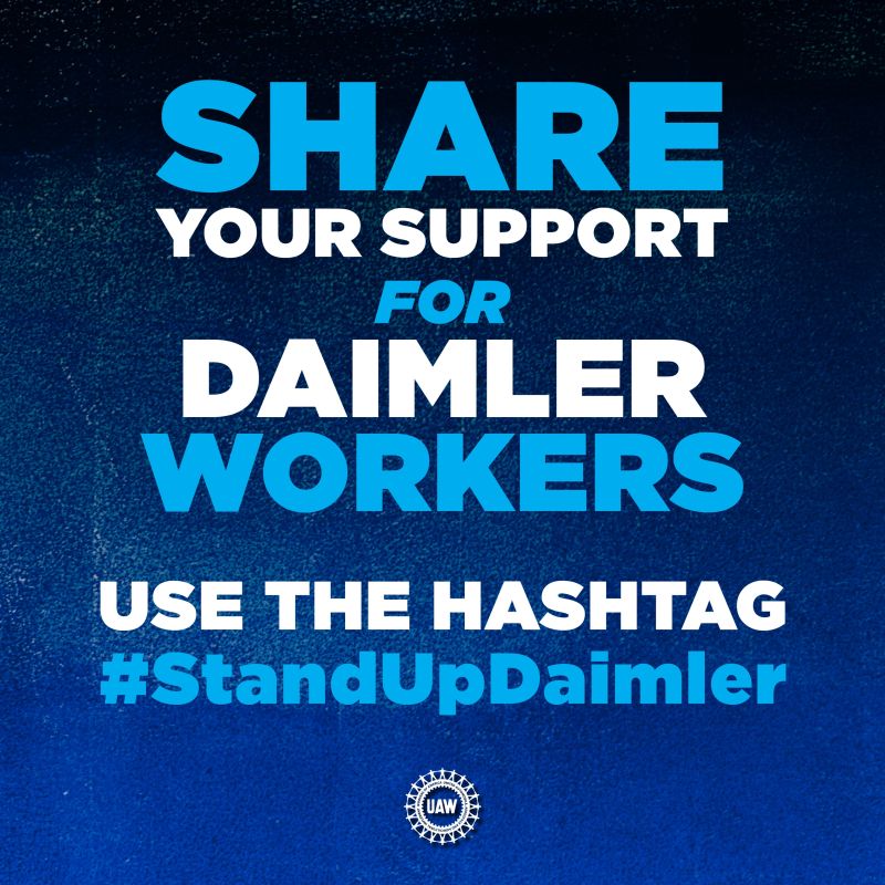 International Union, UAW on LinkedIn: #standupdaimler #uaw #solidarity International Union, UAW on LinkedIn: #standupdaimler #uaw #solidarity