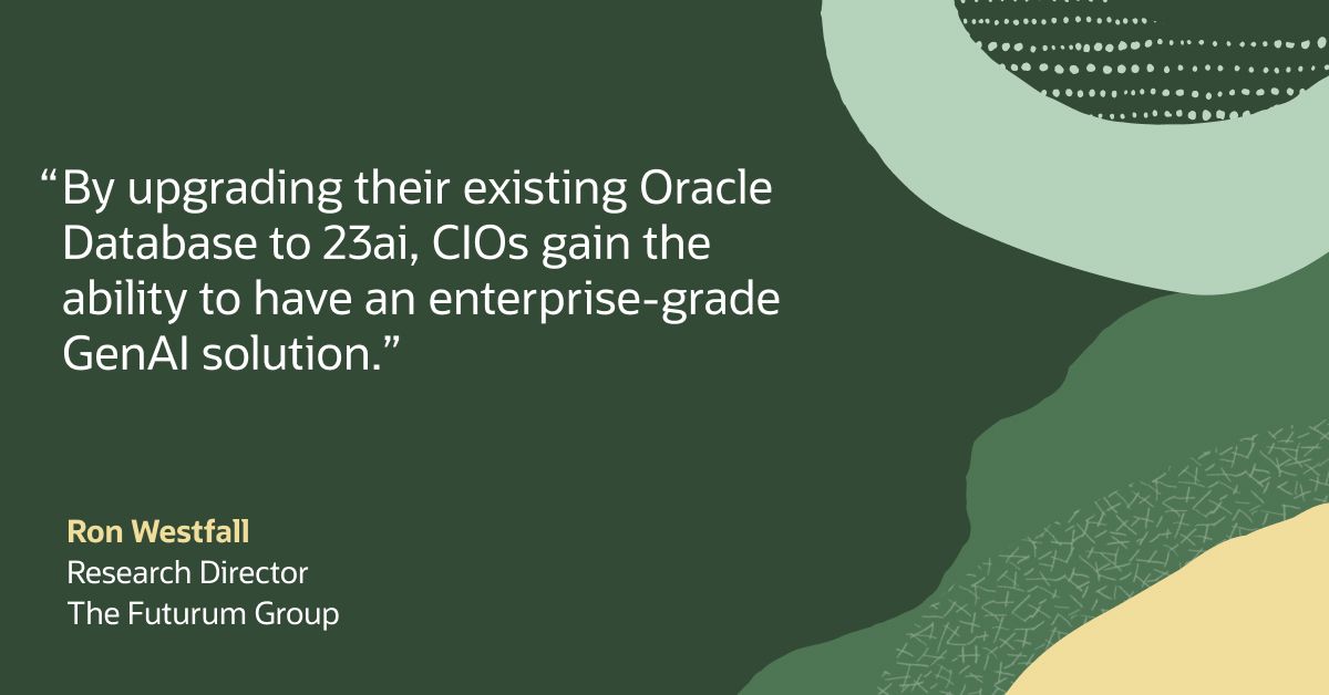 Oracle Database on LinkedIn: #oracledatabase Oracle Database on LinkedIn: #oracledatabase