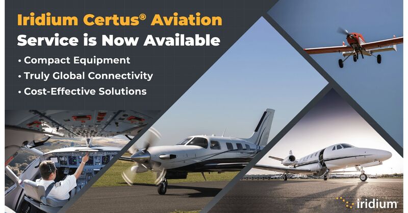 Iridium on LinkedIn: Iridium Launches Iridium Certus for Aviation ... Iridium on LinkedIn: Iridium Launches Iridium Certus for Aviation ...