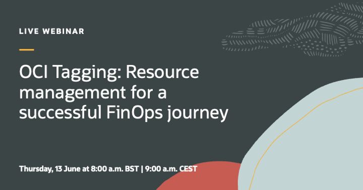 Webinar on Oracle Cloud Infrastructure Tagging | Carlos Diaz posted on ... Webinar on Oracle Cloud Infrastructure Tagging | Carlos Diaz posted on ...