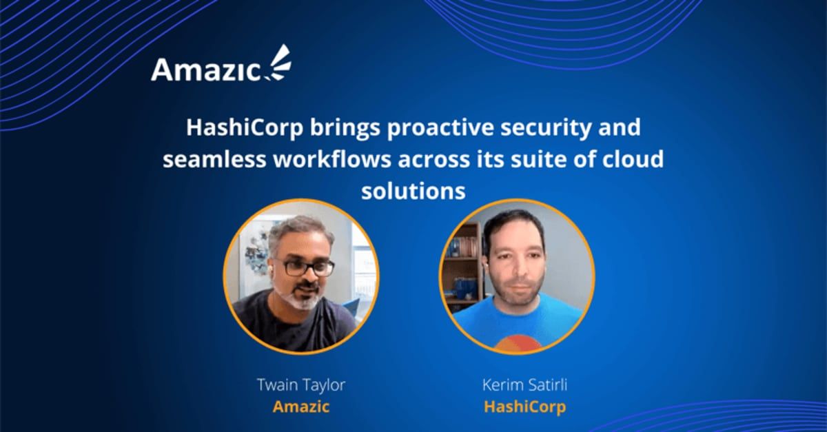 Mohamed Yassini on LinkedIn: HashiCorp brings proactive security and ... Mohamed Yassini on LinkedIn: HashiCorp brings proactive security and ...