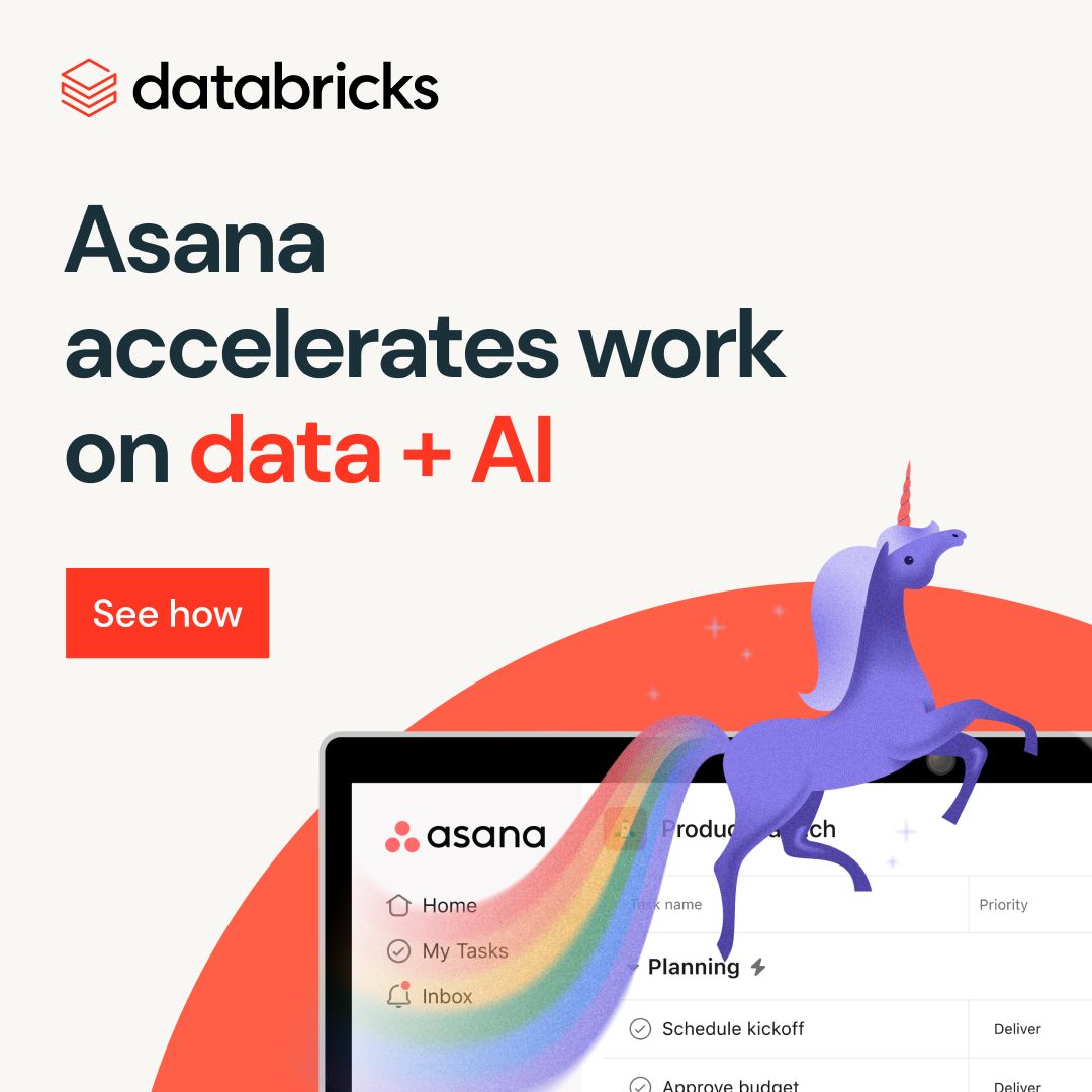 Databricks on LinkedIn: Asana accelerates work on data + AI | Databricks Databricks on LinkedIn: Asana accelerates work on data + AI | Databricks