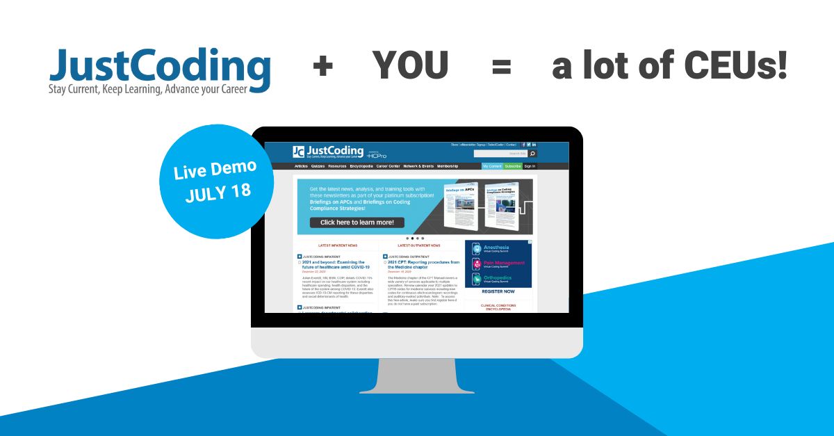 HCPro on LinkedIn: Ready to sharpen your coding skills? Don't miss our ... HCPro on LinkedIn: Ready to sharpen your coding skills? Don't miss our ...