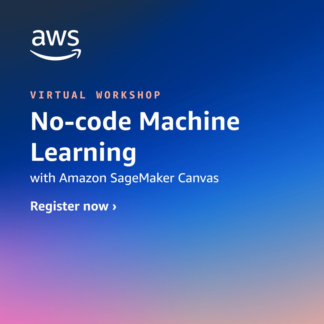 AWS Machine Learning on LinkedIn: No-Code Machine Learning with ... AWS Machine Learning on LinkedIn: No-Code Machine Learning with ...