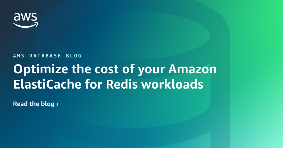 AWS Databases & Analytics on LinkedIn: #elasticache #aws AWS Databases & Analytics on LinkedIn: #elasticache #aws