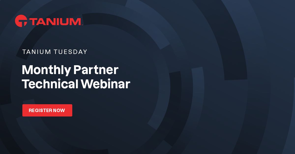 Stewart McGee on LinkedIn: Tanium Tuesday Stewart McGee on LinkedIn: Tanium Tuesday