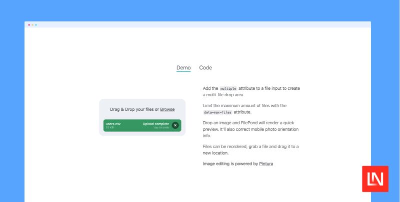 Laravel News on LinkedIn: Upload Files Using Filepond in Livewire ... Laravel News on LinkedIn: Upload Files Using Filepond in Livewire ...
