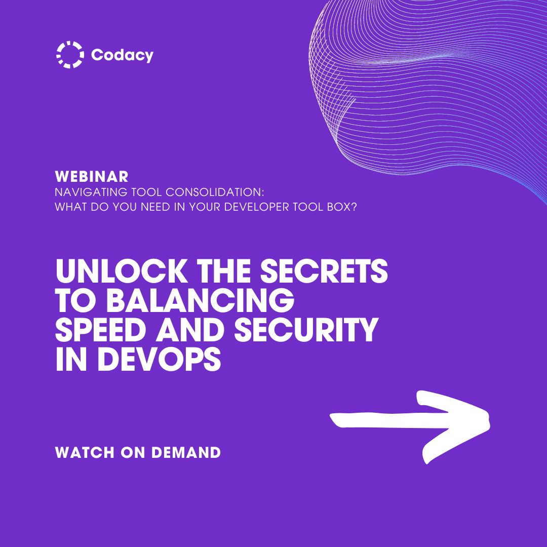 Codacy on LinkedIn: #securitymatters #webinar Codacy on LinkedIn: #securitymatters #webinar