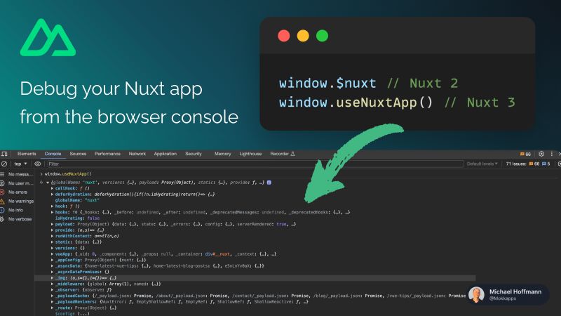 Michael Hoffmann on LinkedIn: 馃挕 Nuxt Quick Tip: Debug Your Nuxt App ... Michael Hoffmann on LinkedIn: 馃挕 Nuxt Quick Tip: Debug Your Nuxt App ...