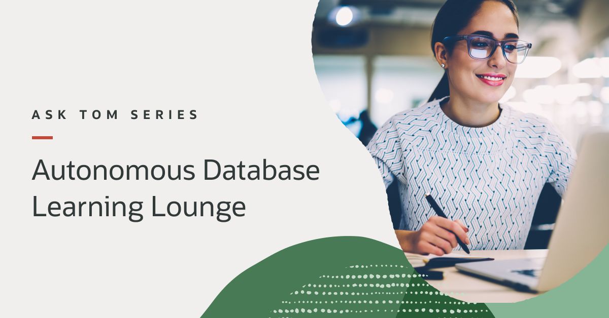 Oracle Database on LinkedIn: #autonomousdatabase Oracle Database on LinkedIn: #autonomousdatabase