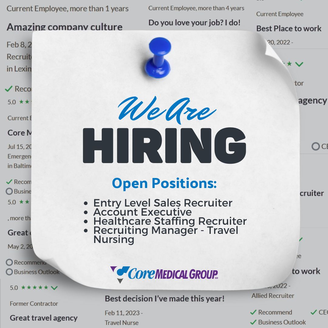 CoreMedical Group on LinkedIn: #hiring #jobs #healthcarestaffing # ... CoreMedical Group on LinkedIn: #hiring #jobs #healthcarestaffing # ...