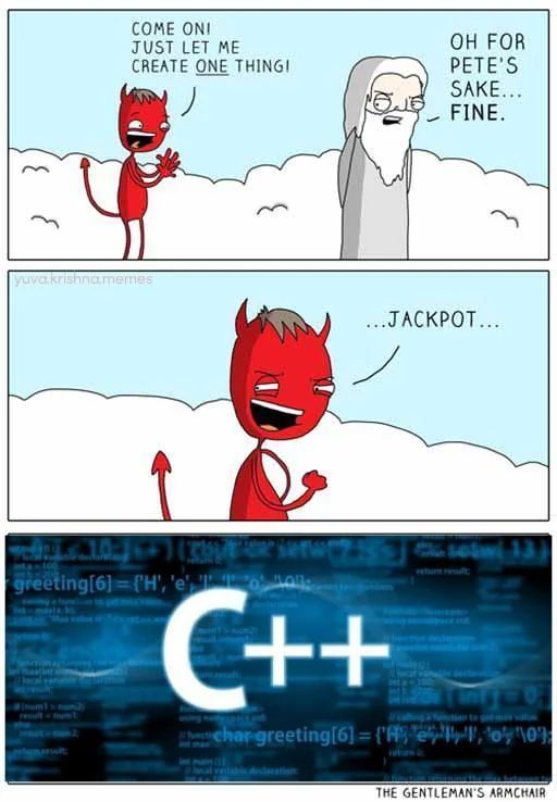 Devhumor on LinkedIn: #cplusplus #programminghumor #codinghumor # ... Devhumor on LinkedIn: #cplusplus #programminghumor #codinghumor # ...