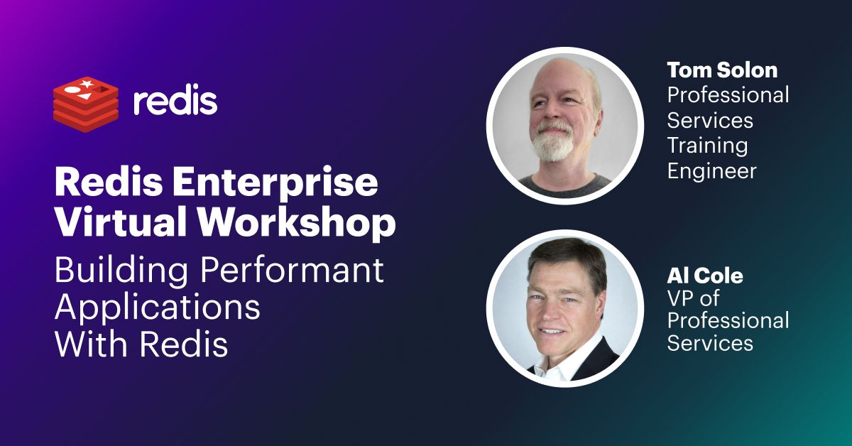 Joseph Sheehan on LinkedIn: Redis Enterprise Virtual Workshop | Redis Joseph Sheehan on LinkedIn: Redis Enterprise Virtual Workshop | Redis