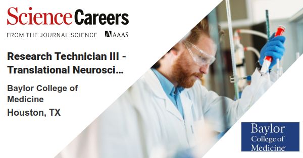 Science Careers on LinkedIn: Research Technician III - Translational ... Science Careers on LinkedIn: Research Technician III - Translational ...