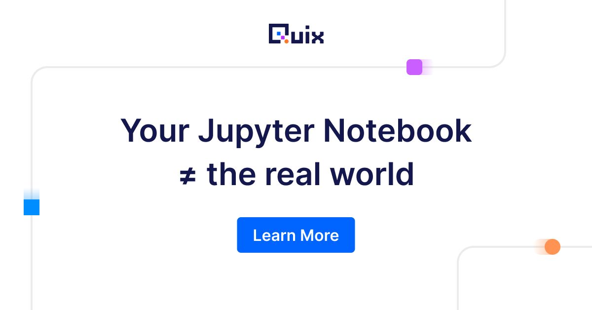 Quix on LinkedIn: Python stream processing made simple | Quix Quix on LinkedIn: Python stream processing made simple | Quix
