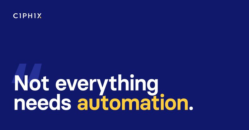 Ciphix on LinkedIn: #hyperautomation #rpa #ciphix #businessoptimisation Ciphix on LinkedIn: #hyperautomation #rpa #ciphix #businessoptimisation