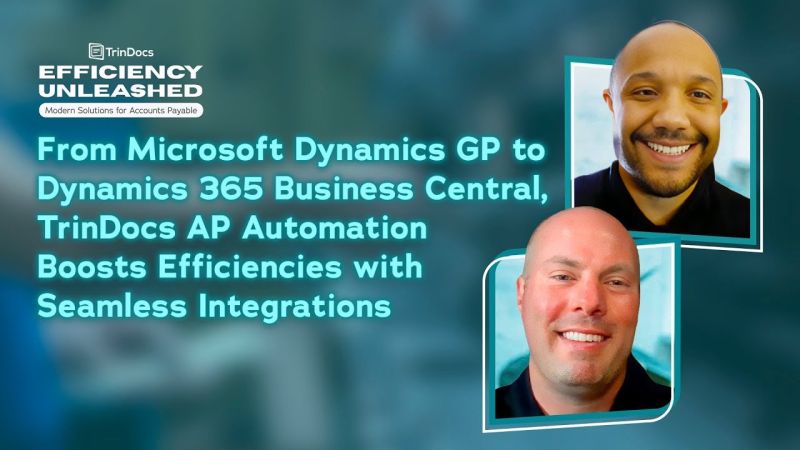 TrinDocs on LinkedIn: TrinDocs AP Automation Boosts Efficiencies with ... TrinDocs on LinkedIn: TrinDocs AP Automation Boosts Efficiencies with ...