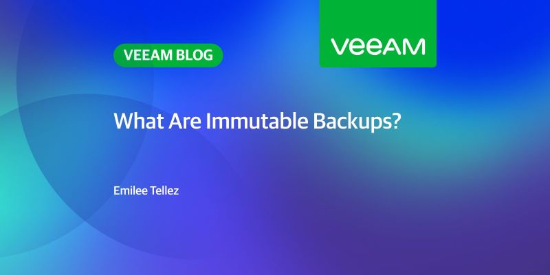 Rob Perry on LinkedIn: Immutable Backup | What Is It & Why It's Important Rob Perry on LinkedIn: Immutable Backup | What Is It & Why It's Important